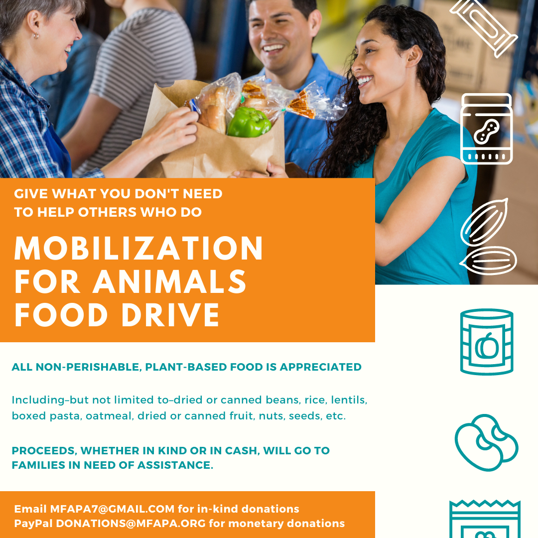 Food Drive Winter 2021 – Mobilization For Animals PA